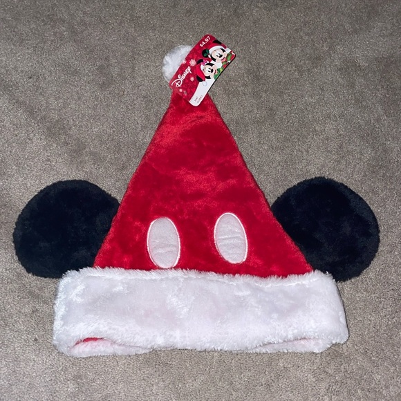 Disney | Accessories | New Disney Mickey Santa Hat | Poshmark